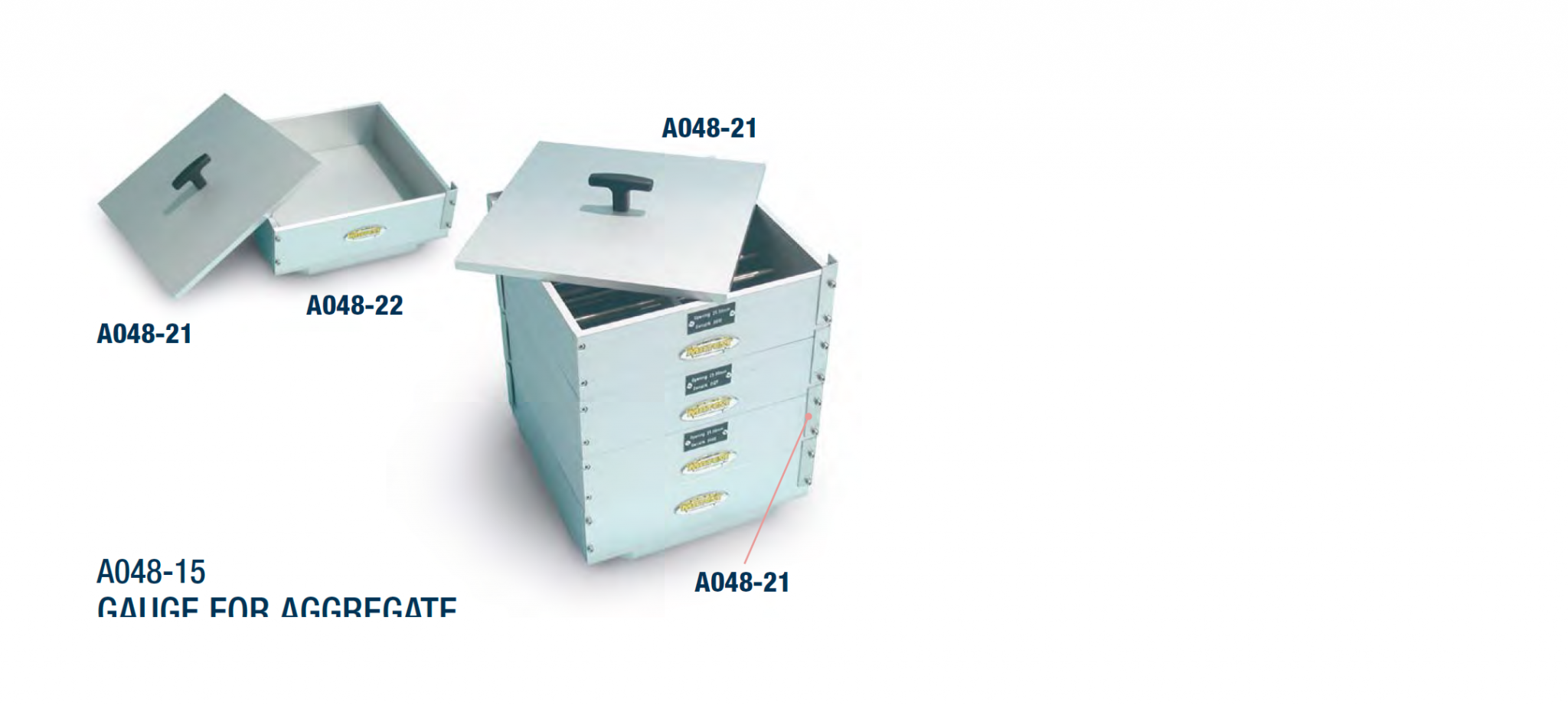 BAR (GRID) SIEVES FOR AGGREGATE FLAKINESS INDEX AND PARTICLE SHAPE ...
