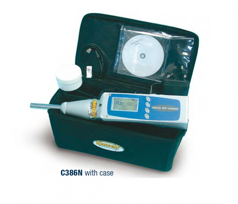 C386N DIGITAL CONCRETE TEST HAMMER WITH MICROPROCESSOR MADE IN MATEST ...